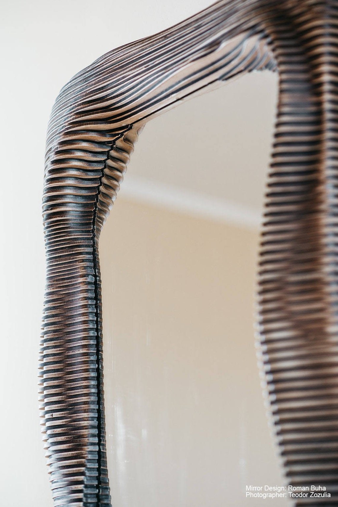 Abstract Mirror Parametric Mirror Unique Wall Mirror Vanity - Etsy