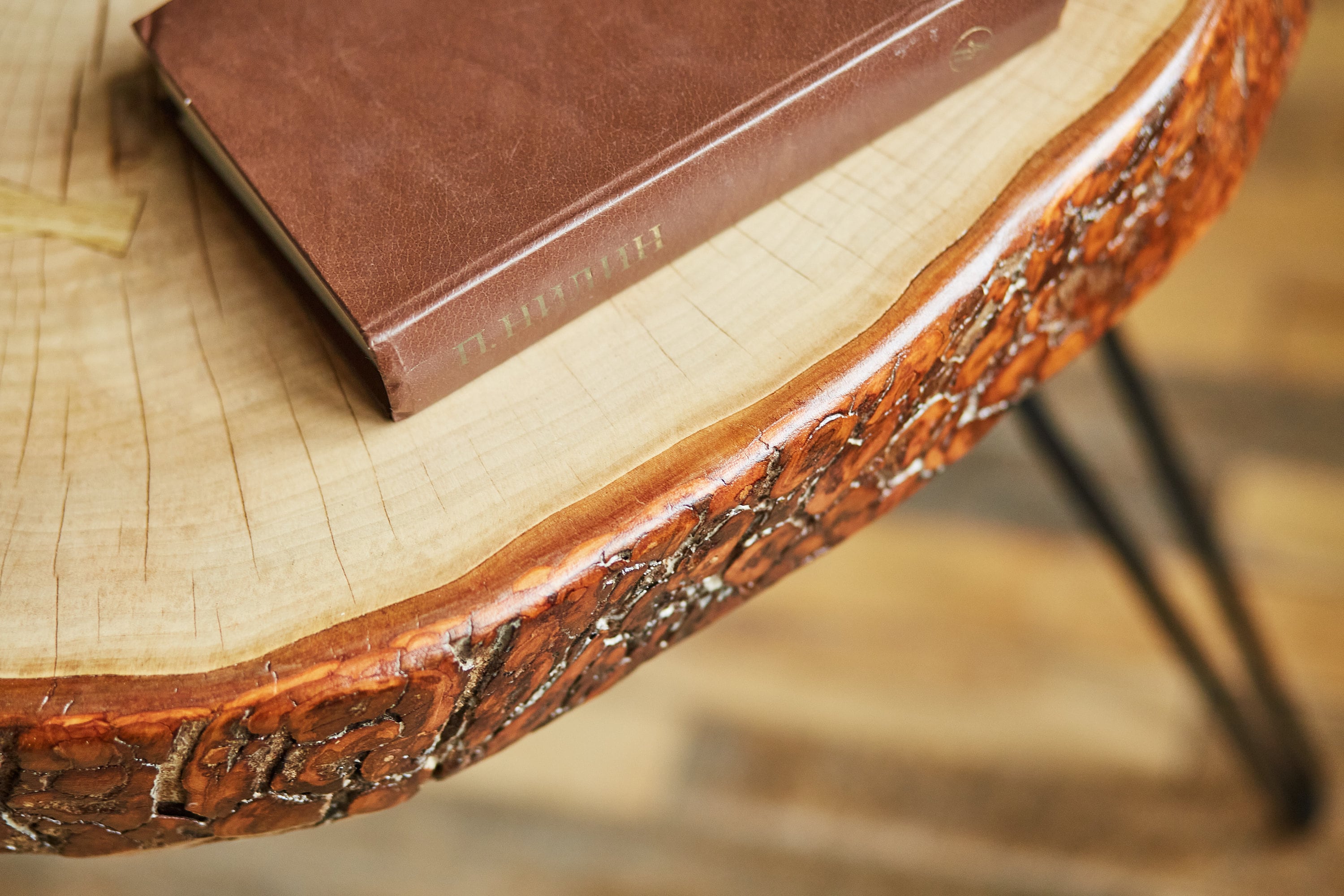 Round Coffee Table Rustic Coffee Table Side Coffee Table | Etsy
