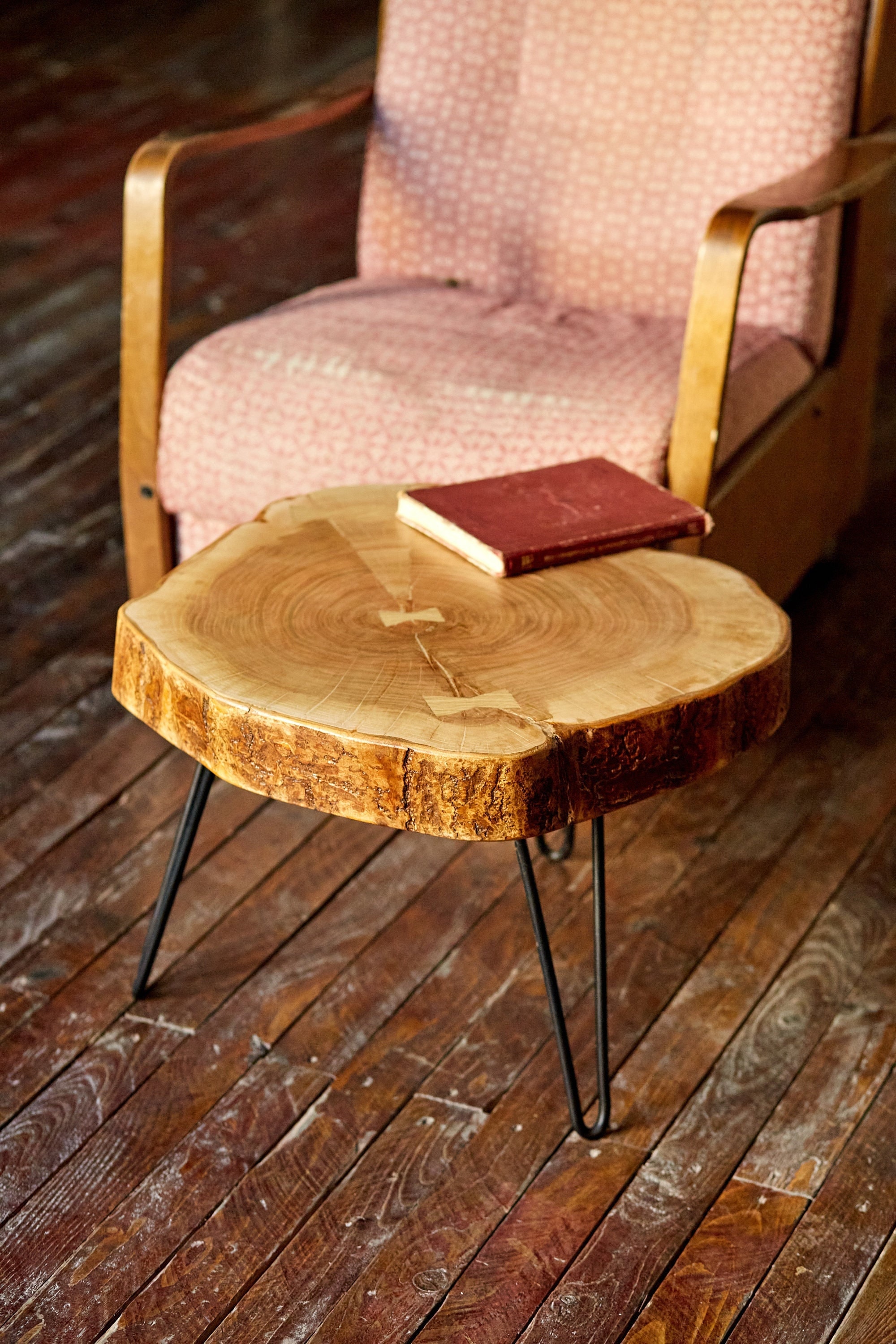 Live Edge Coffee Table Round Coffee Tables Side Coffee | Etsy