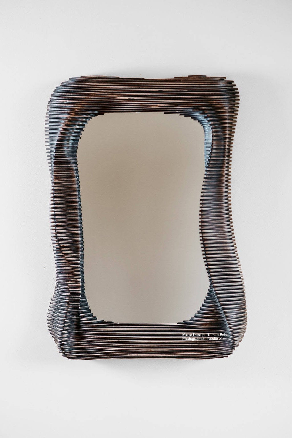 Parametric Mirror Bathroom Mirror Unique Wall Mirror | Etsy