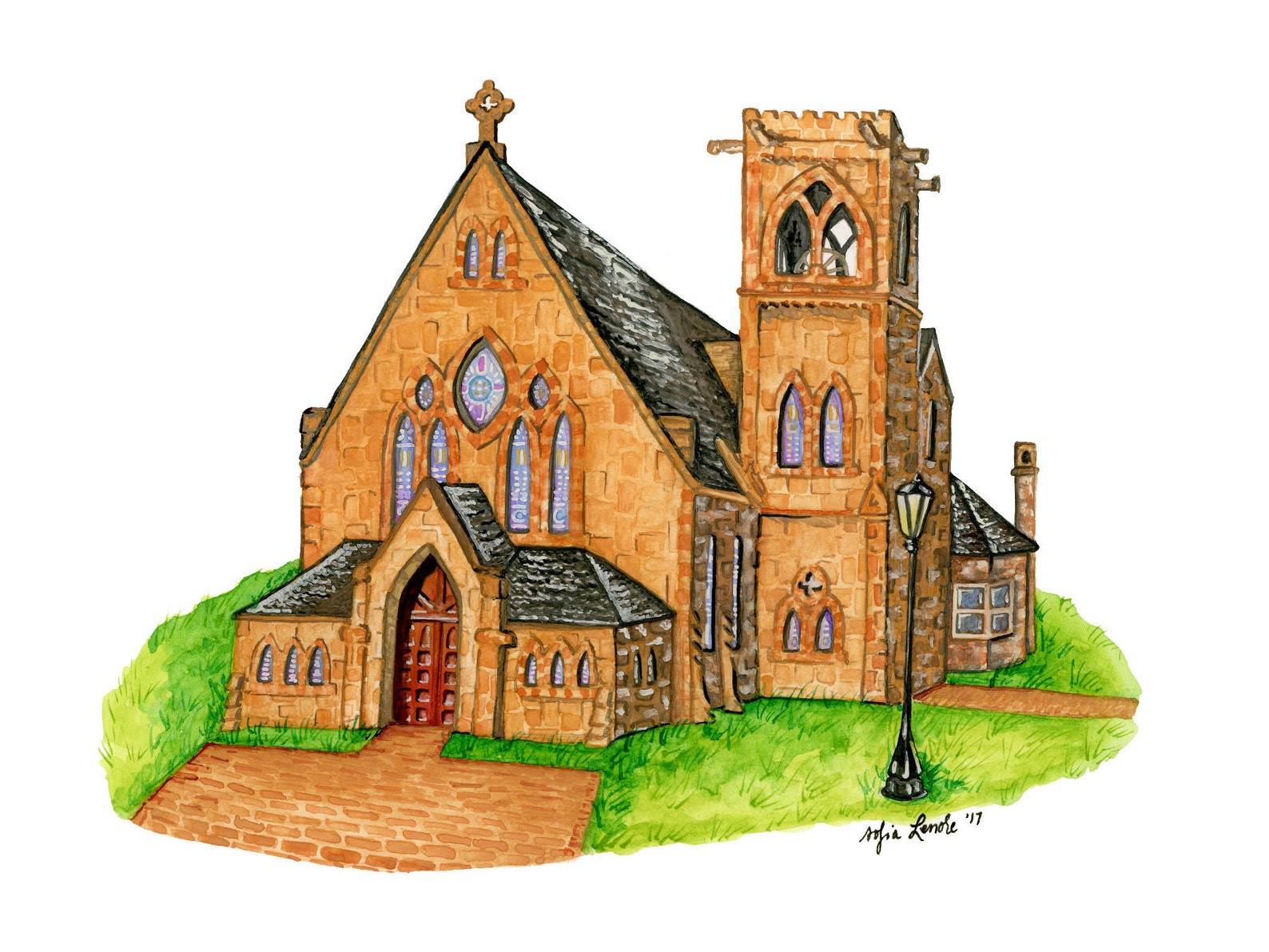 UVA Chapel Print, University of Virginia, Church Print, Wedding Gift ...
