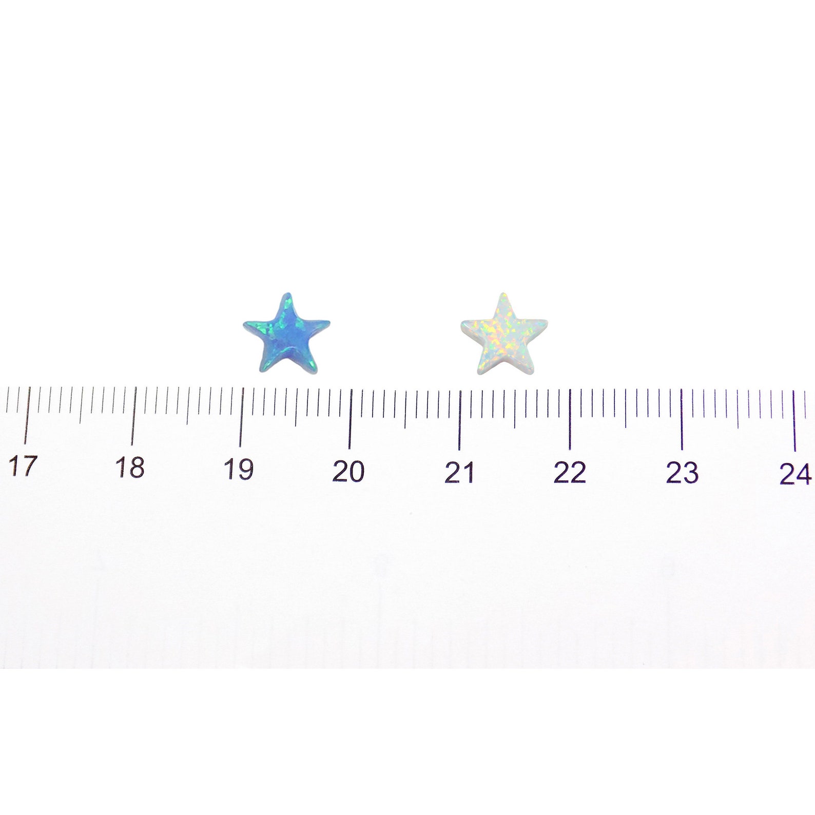 8mm Lab Opal Star Charm – Iridescent Celestial Pendant - Etsy