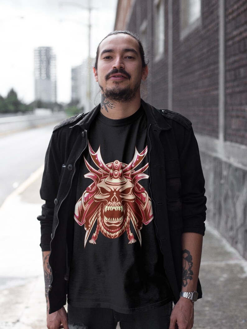 BOSOZOKU Goth Skull Samurai Japanese Hannya Mask Japan Warrior Battle ...