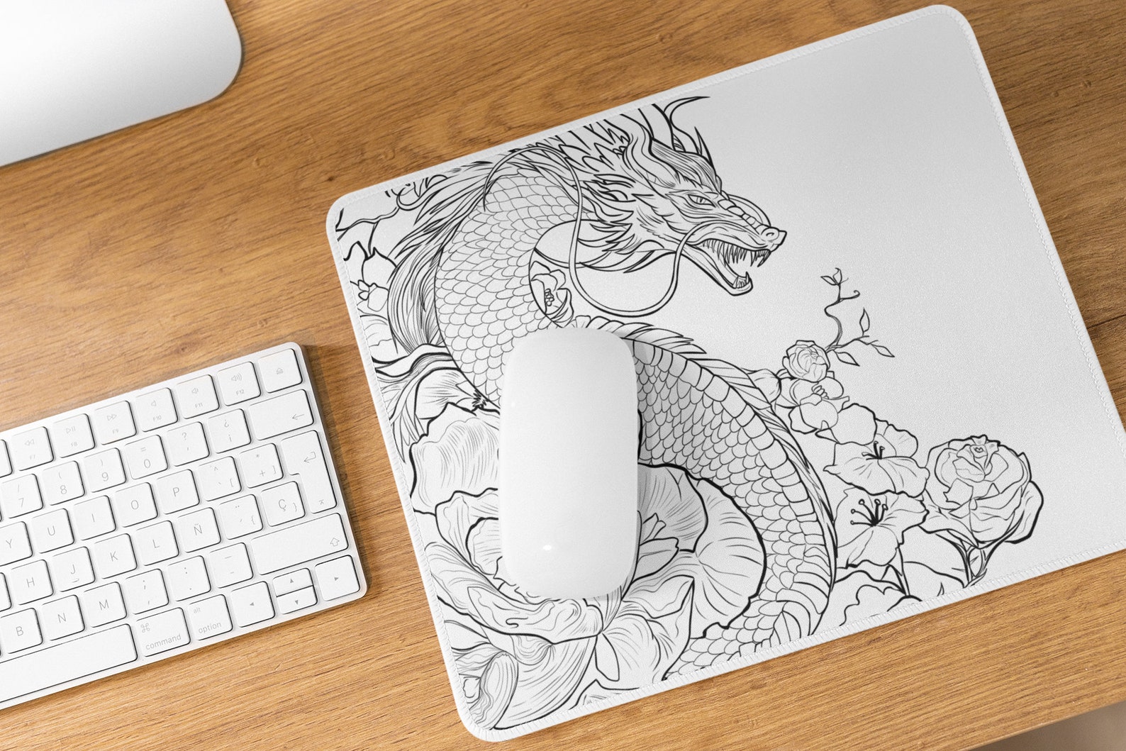 BOSOZOKU Coloring Book Page Chinese Dragon Digital Download Print Wall ...