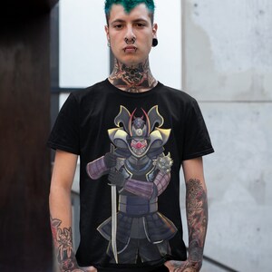 BOSOZOKU Samurai Warrior Shell Tattoo Hannya Oni Mask Asian Japan Demon ...