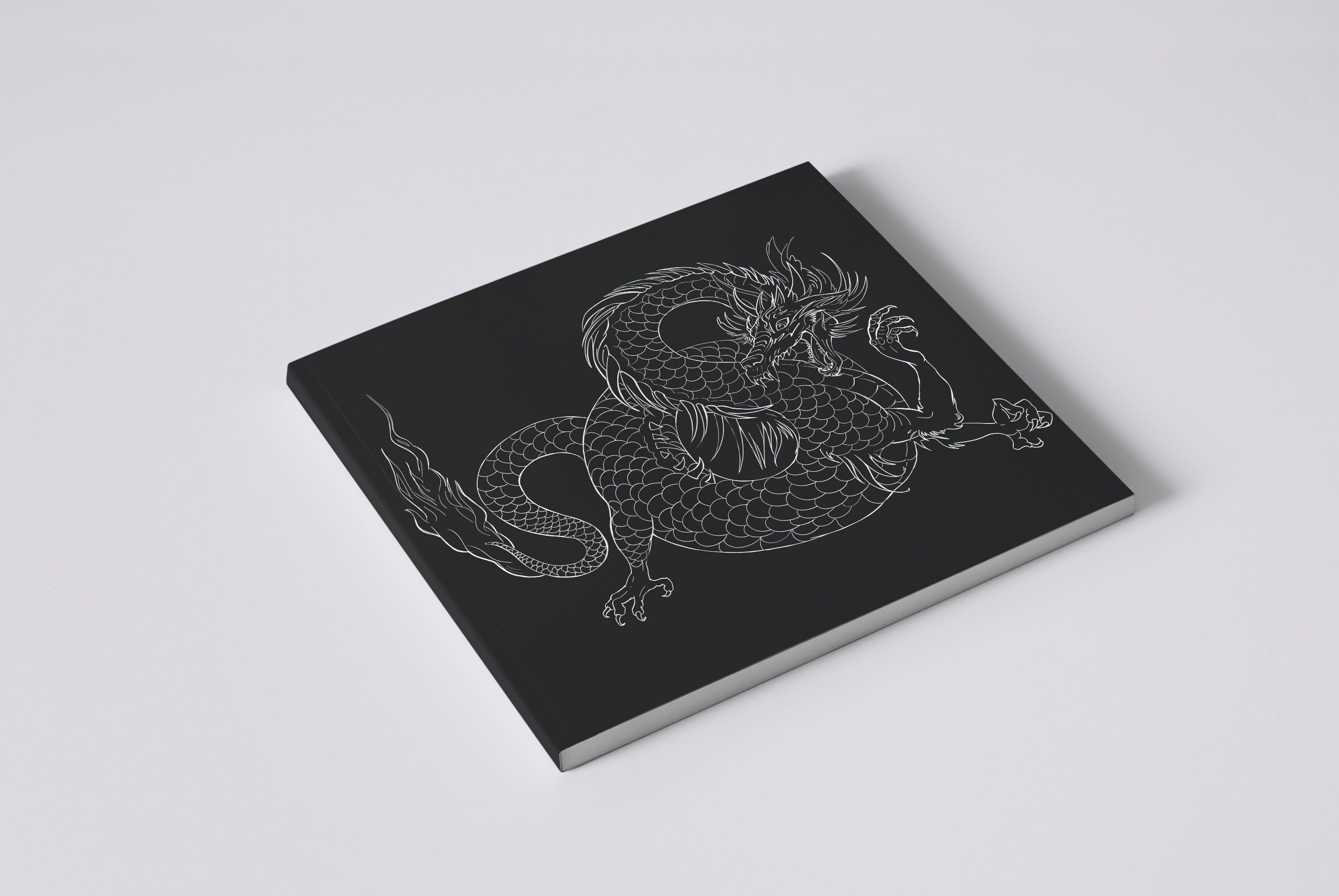 BOSOZOKU Coloring Book Page Chinese Dragon Digital Download Print Wall ...