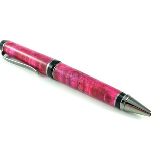 Pink Wooden Pen, Gift Idea for Her, Pink Pen Girly Stationery, Women's ...