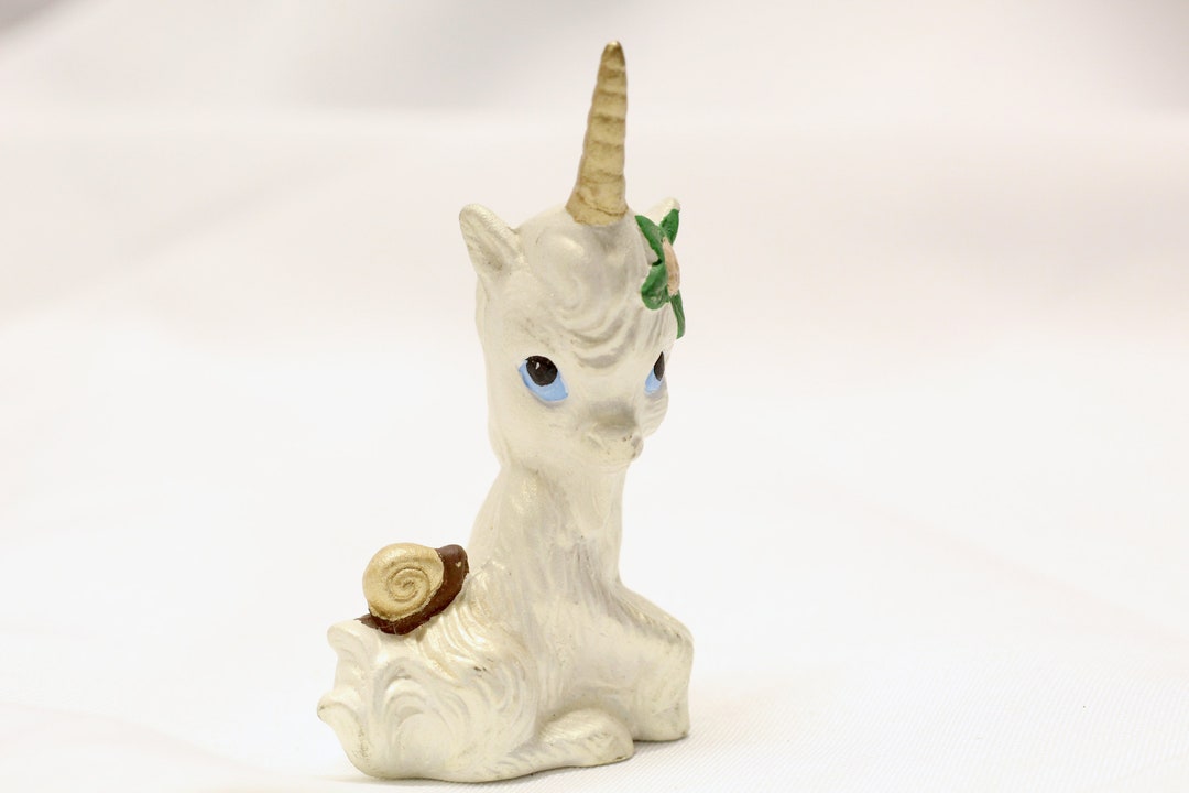 Vintage Single Unicorn With Snail - Etsy