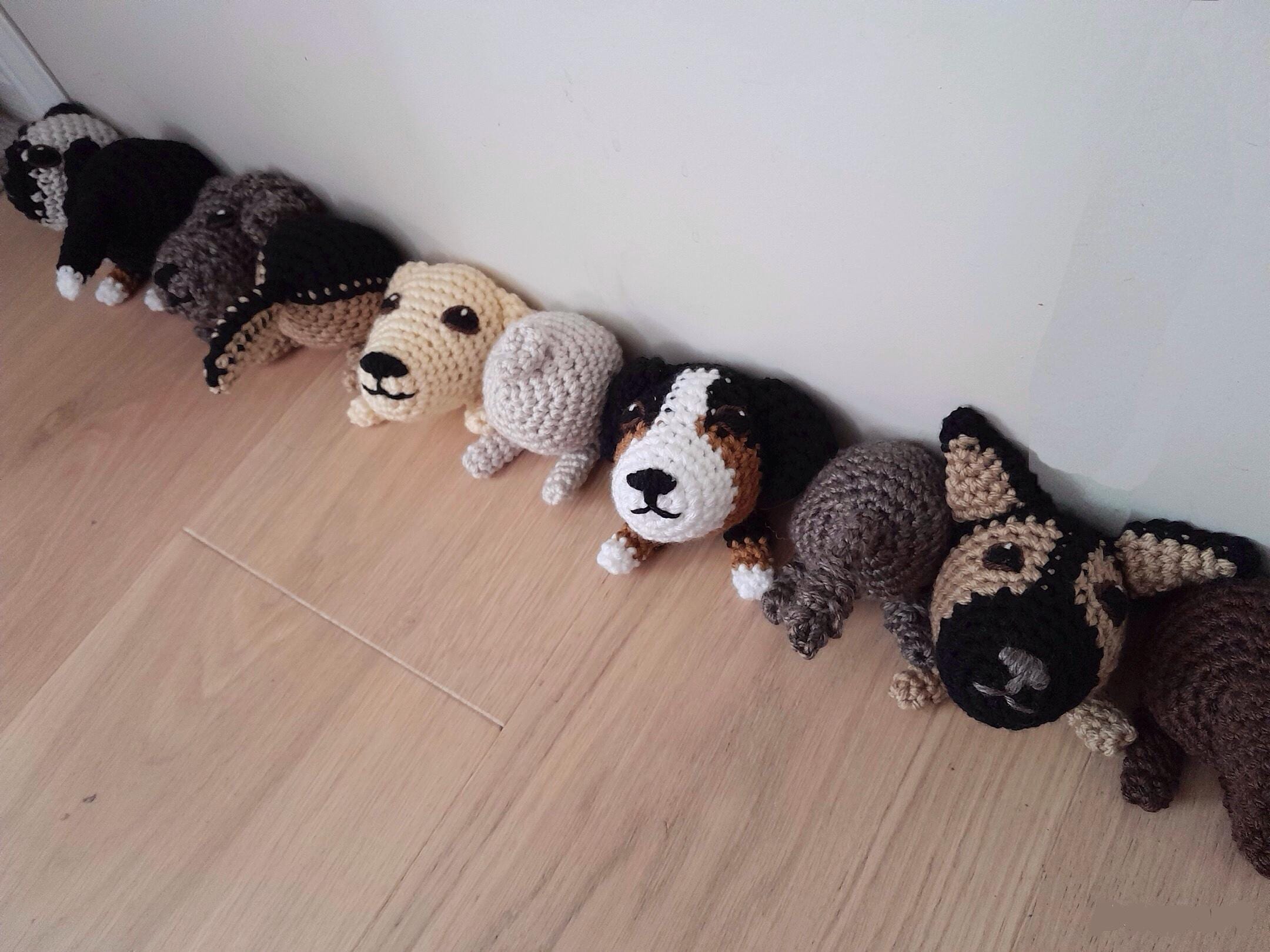 Crochet Pattern - “dogs at the Door”, Door Sweep, Draft Blocker - Etsy