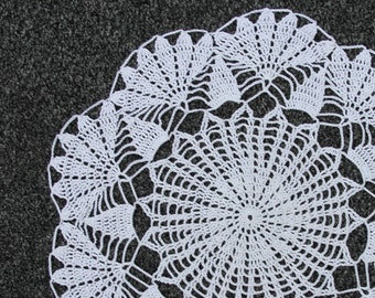 Crochet Doilies Crocheted Lace Doily Rustic Farmhouse Vintage | Etsy