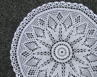 Crochet Doilies Crocheted Lace Doily Rustic Farmhouse Vintage | Etsy