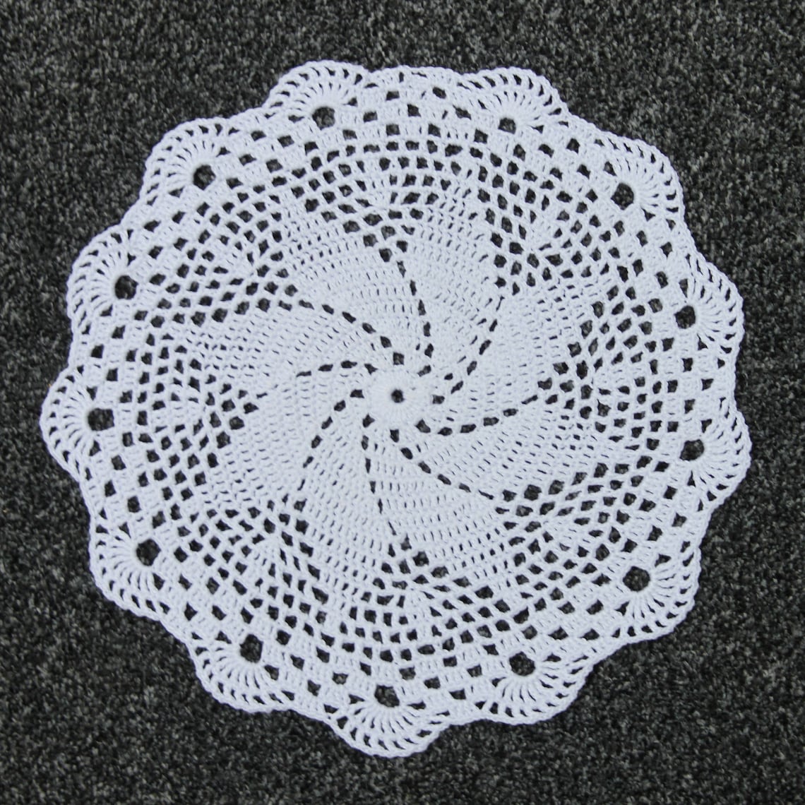 Crochet Doilies Crocheted Lace Doily Rustic Farmhouse Vintage - Etsy