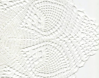 Crochet Doilies Crocheted Lace Doily Rustic Farmhouse Vintage | Etsy