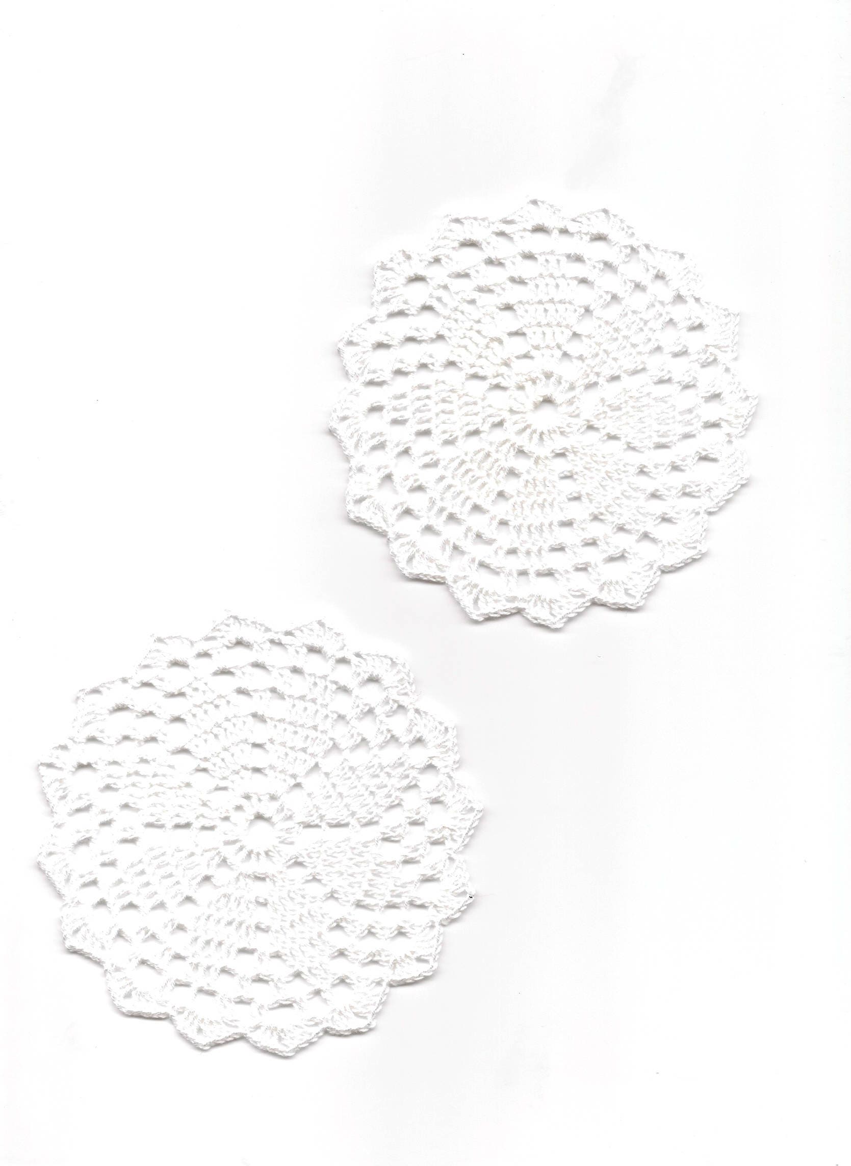 Crochet Doilies Mini Doilies Set of 12 Handmade Crochet | Etsy