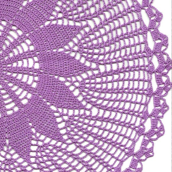 Purple Doily - Etsy