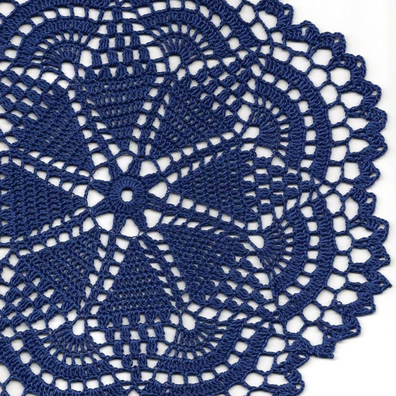 Blue Paper Doilies - Etsy