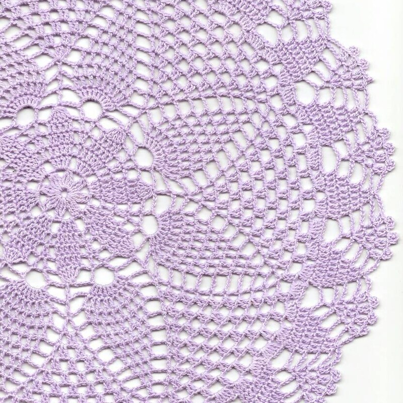 Purple Doily - Etsy
