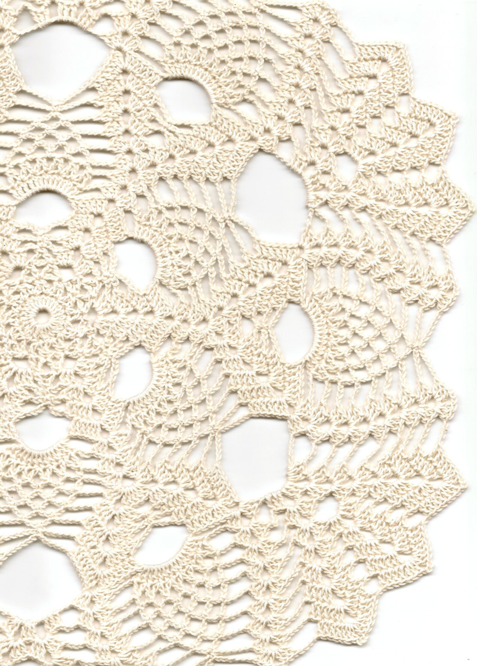Crochet Doilies Crocheted Lace Doily Rustic Farmhouse Vintage - Etsy