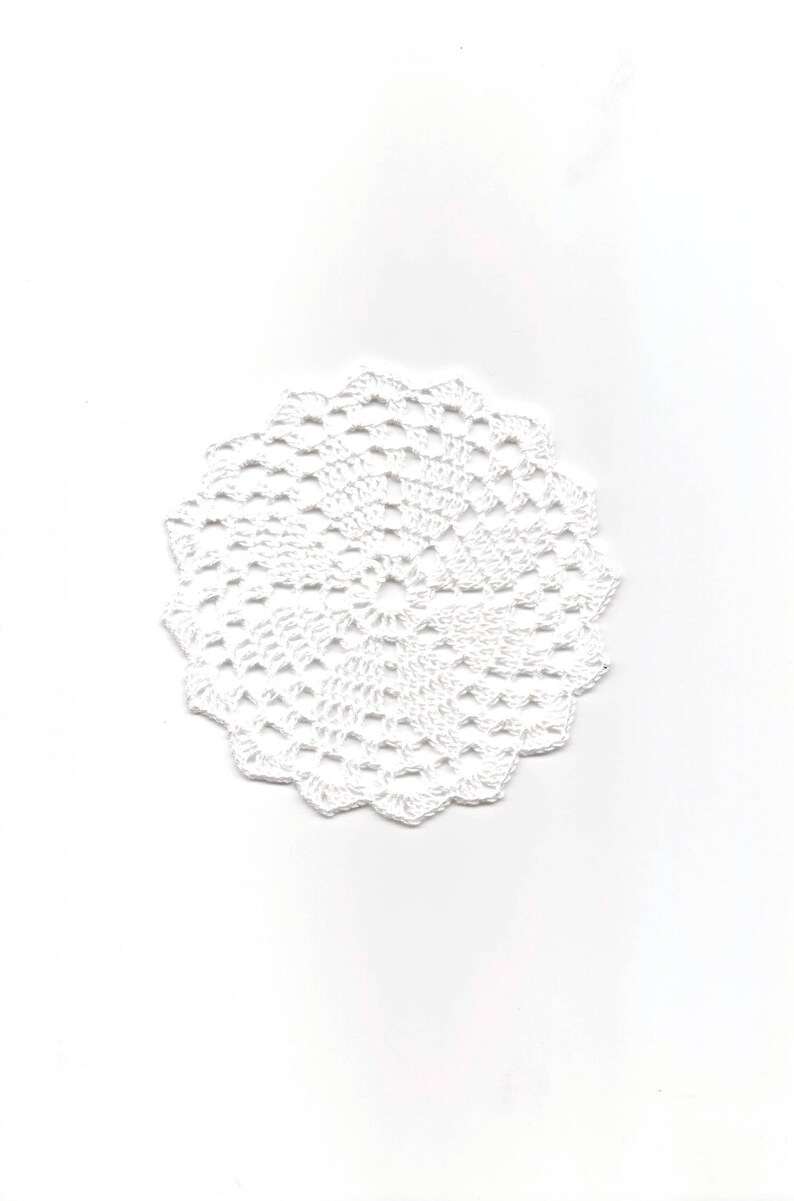 Crochet Doilies Mini Doilies Set of 12 Handmade Crochet | Etsy
