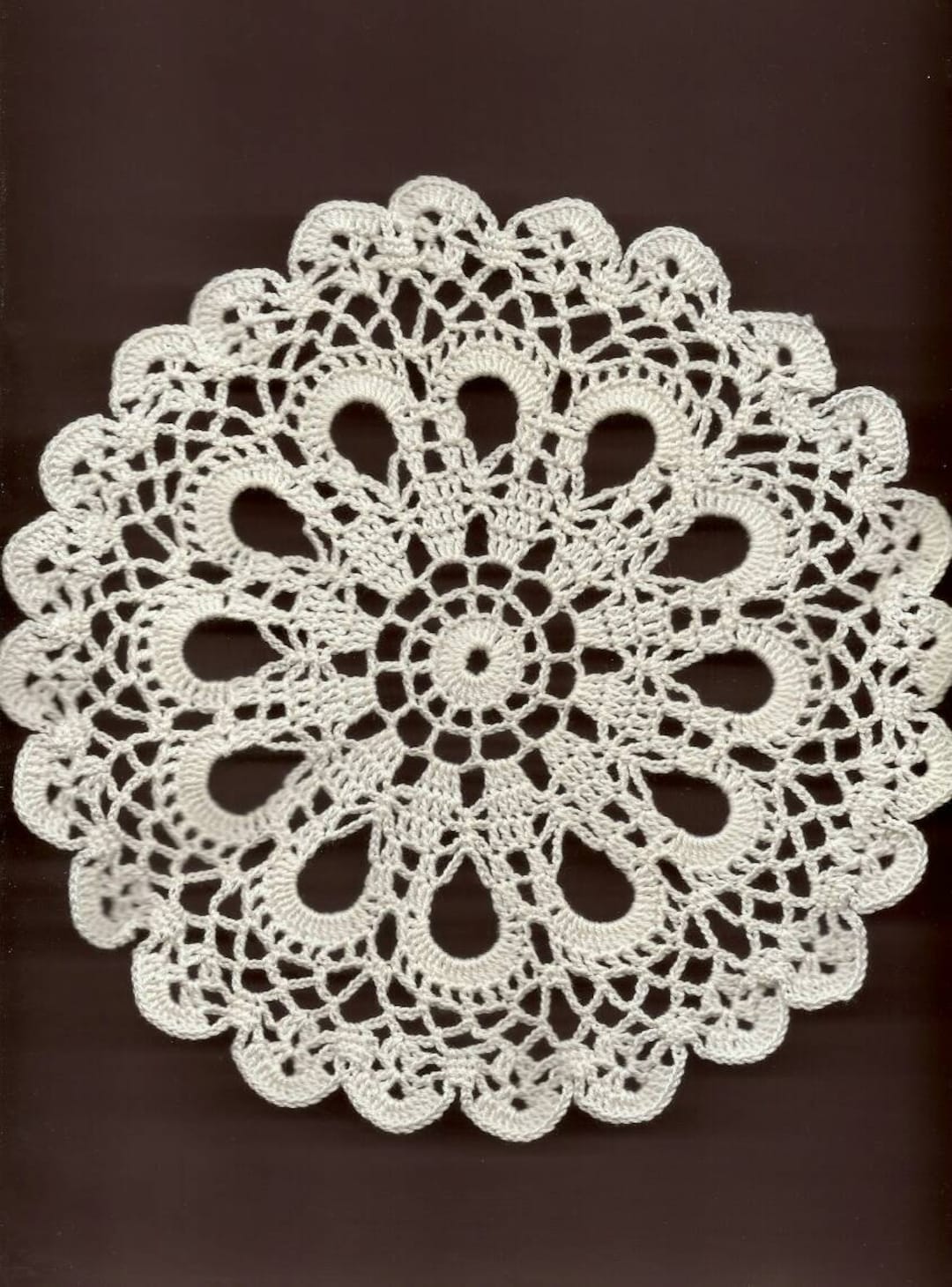 Crochet Doily Lace Doilies Table Decoration Crocheted Doilies ...