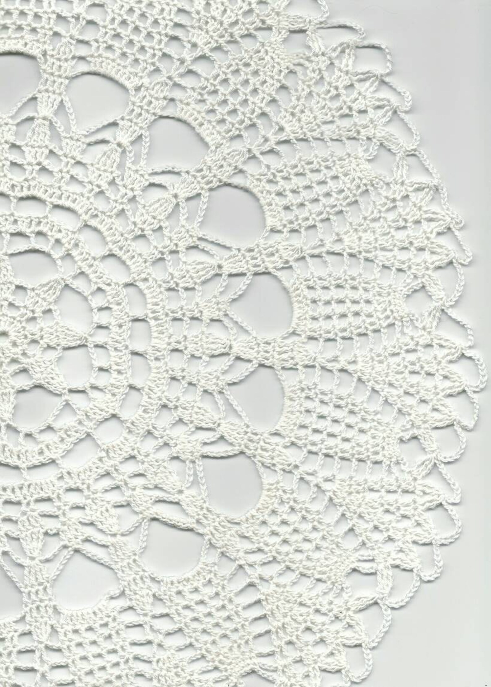 Crochet Doilies Crocheted Lace Doily Rustic Farmhouse Vintage | Etsy