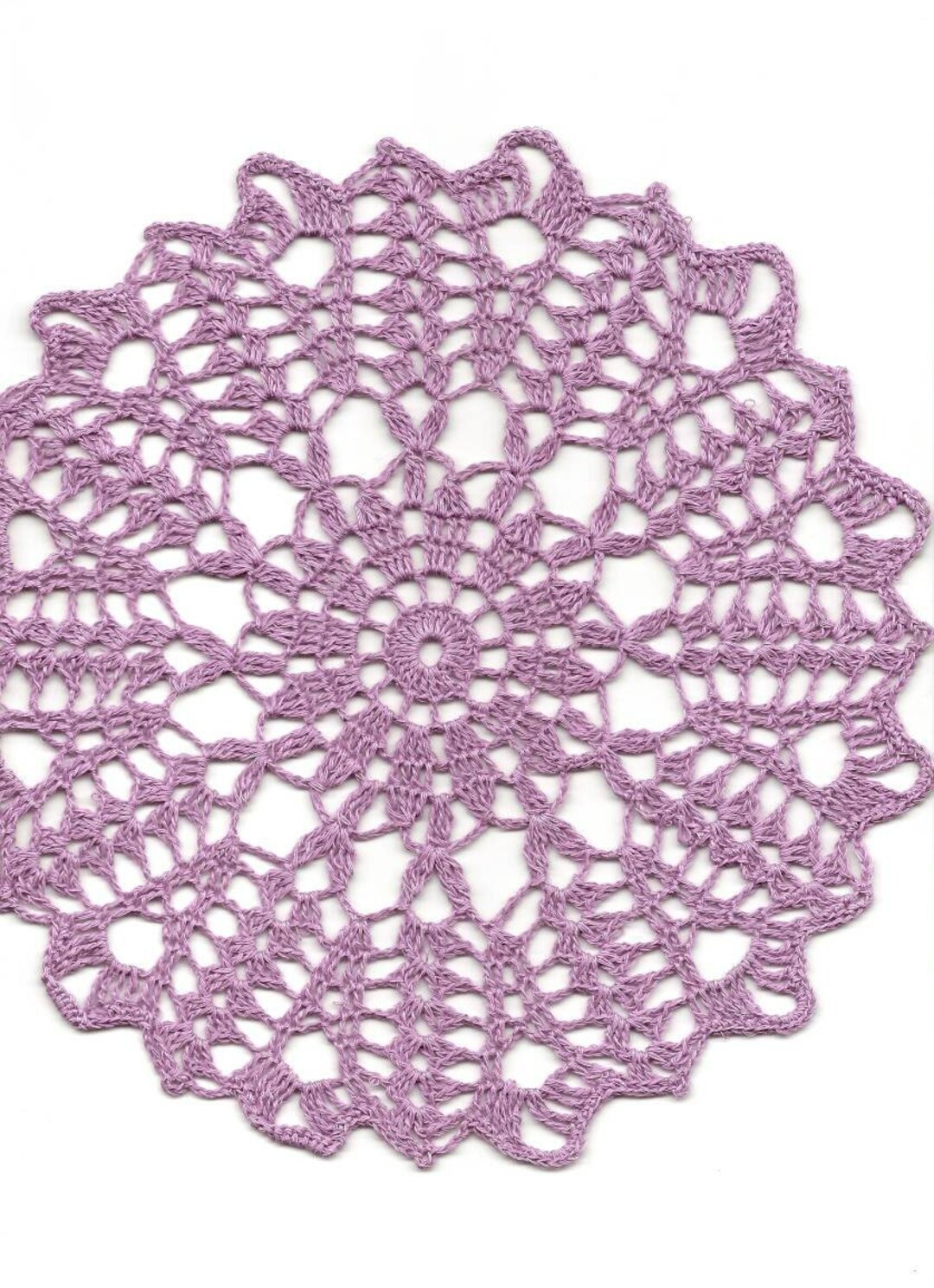 Crochet Doily Natural Wedding Doilies Handmade Round Home Decor Table ...