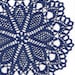Crochet Doily Lace Doilies Table Decoration Crocheted Doilies ...