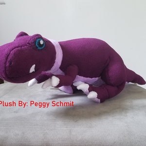 Sewing PDF Pattern T-rex Plush (download) - Etsy