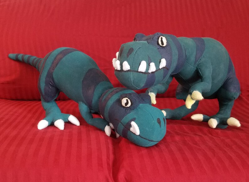 Sewing PDF Pattern T-rex Plush download - Etsy