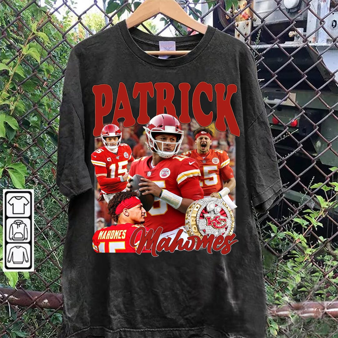 Patrick Mahomes Vintage 90s Tshirt Kansas City Chiefs Patrick Mahomes ...