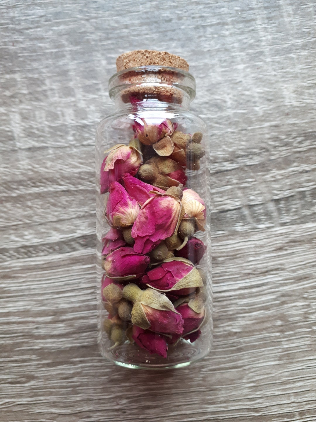 Choice of Dried Herbs/flowers in Glass Vials|flower Buds/petals|dried ...