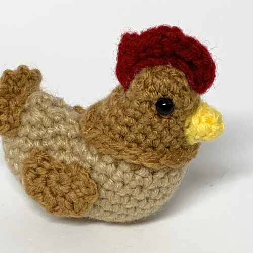 Crochet Chicken Pattern Crochet Mini Chicken Pattern Small - Etsy