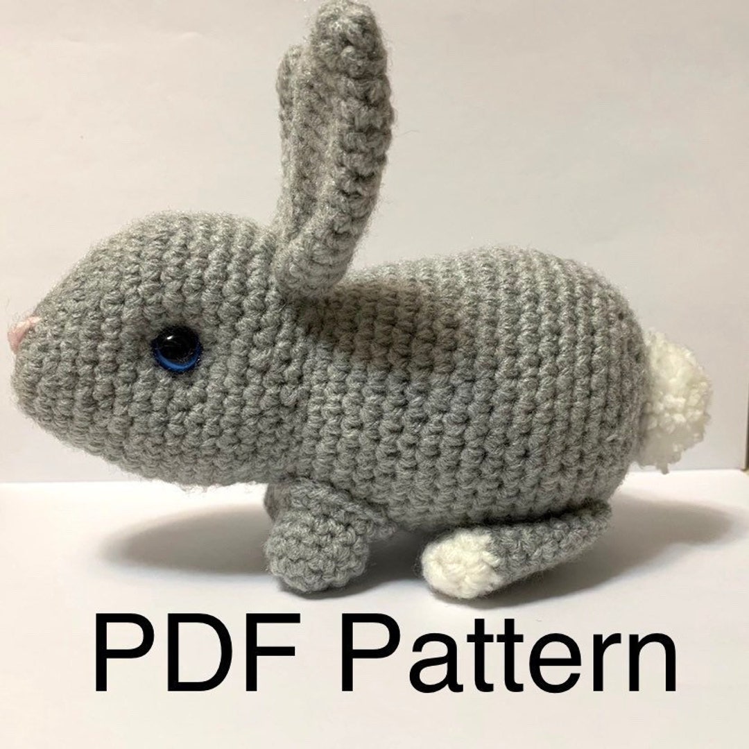 Crochet Bunny Pattern - Crochet Rabbit Pattern - Realistic Crochet ...
