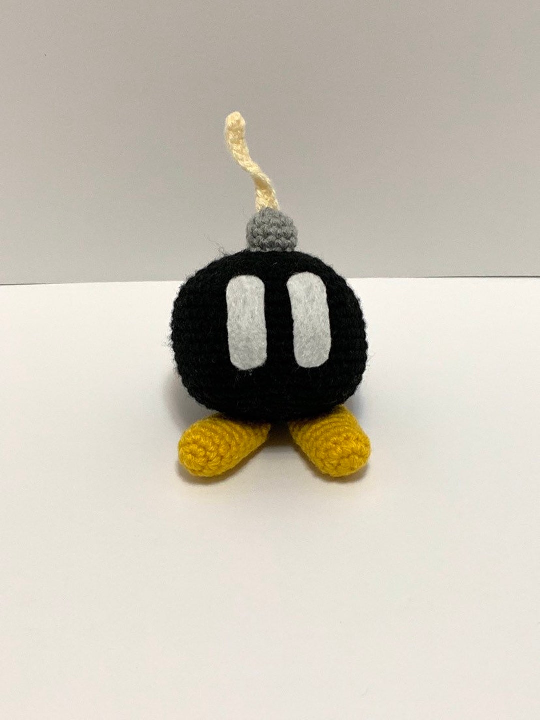 Super Mario Bomb Pattern - Wind up Bomb - Crochet Super Mario Pattern ...