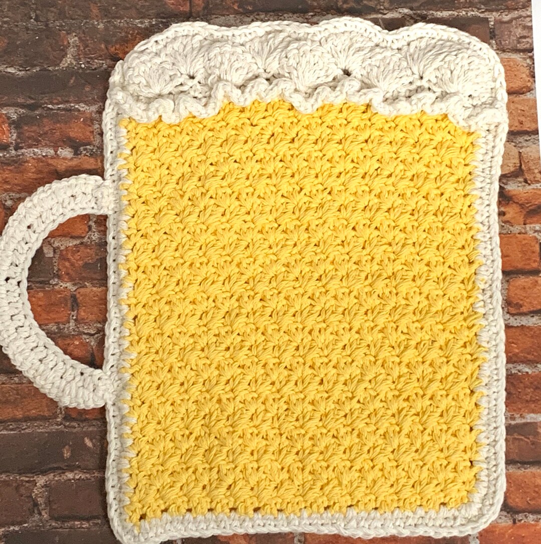 Beer Mug Placemat Pattern Beer Beverage Hot Pad Pattern - Etsy