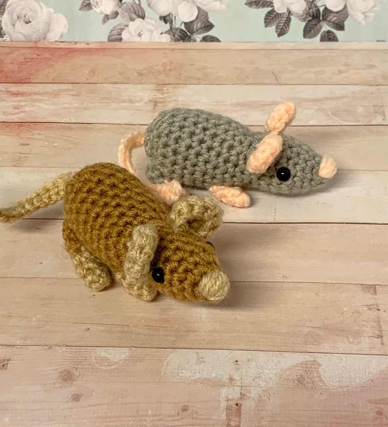 Crochet Mouse Pattern Realistic Crochet Baby Mouse Pattern | Etsy