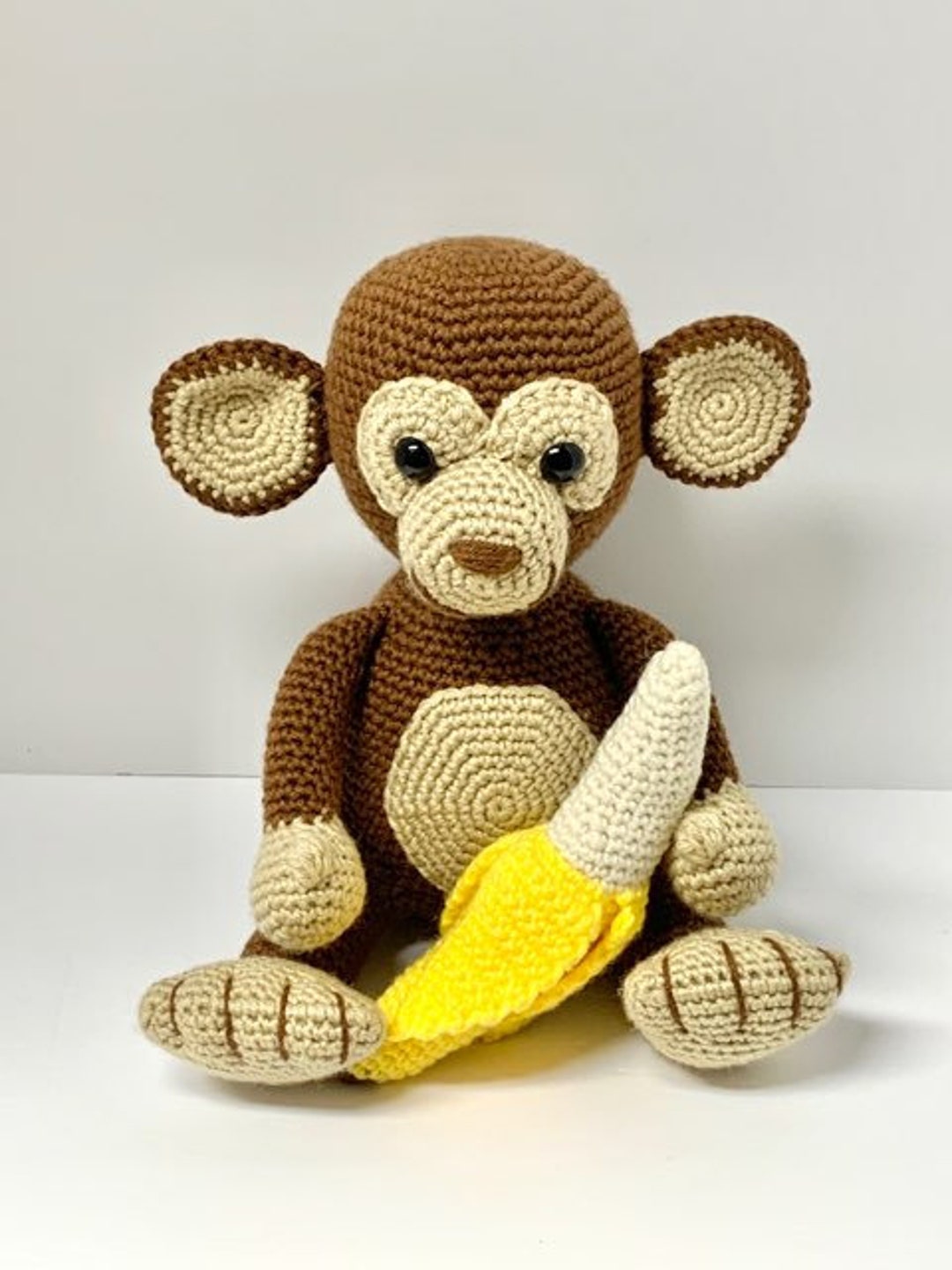 Crochet Monkey Doll Pattern - Crochet Safari Patterns - Crochet Animal ...