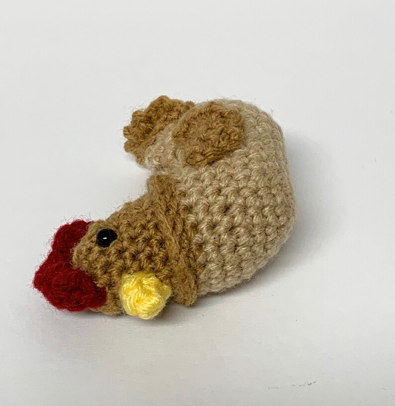 Crochet Chicken Pattern Crochet Mini Chicken Pattern Small - Etsy