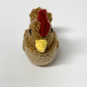 Crochet Chicken Pattern - Crochet Mini Chicken Pattern - Small Crochet ...