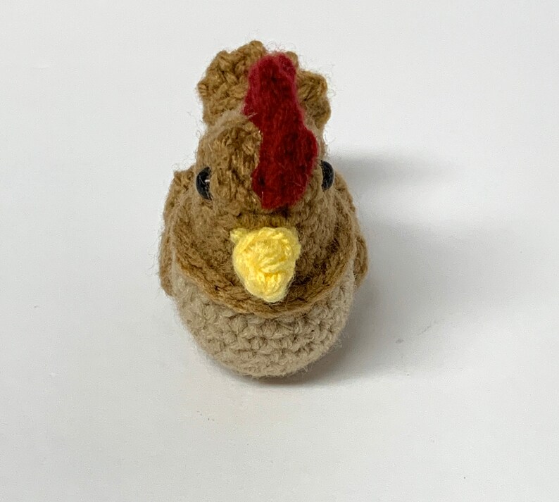 Crochet Chicken Pattern Crochet Mini Chicken Pattern Small - Etsy