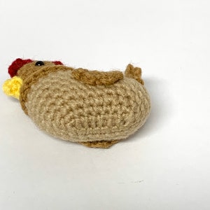 Crochet Chicken Pattern - Crochet Mini Chicken Pattern - Small Crochet ...