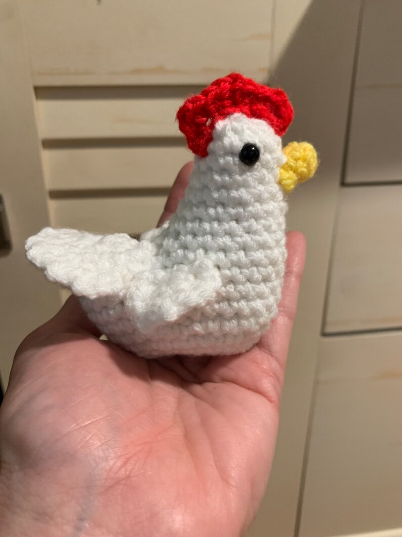 White Chicken Doll Chicken Little Toy Farm Animal Toys - Etsy