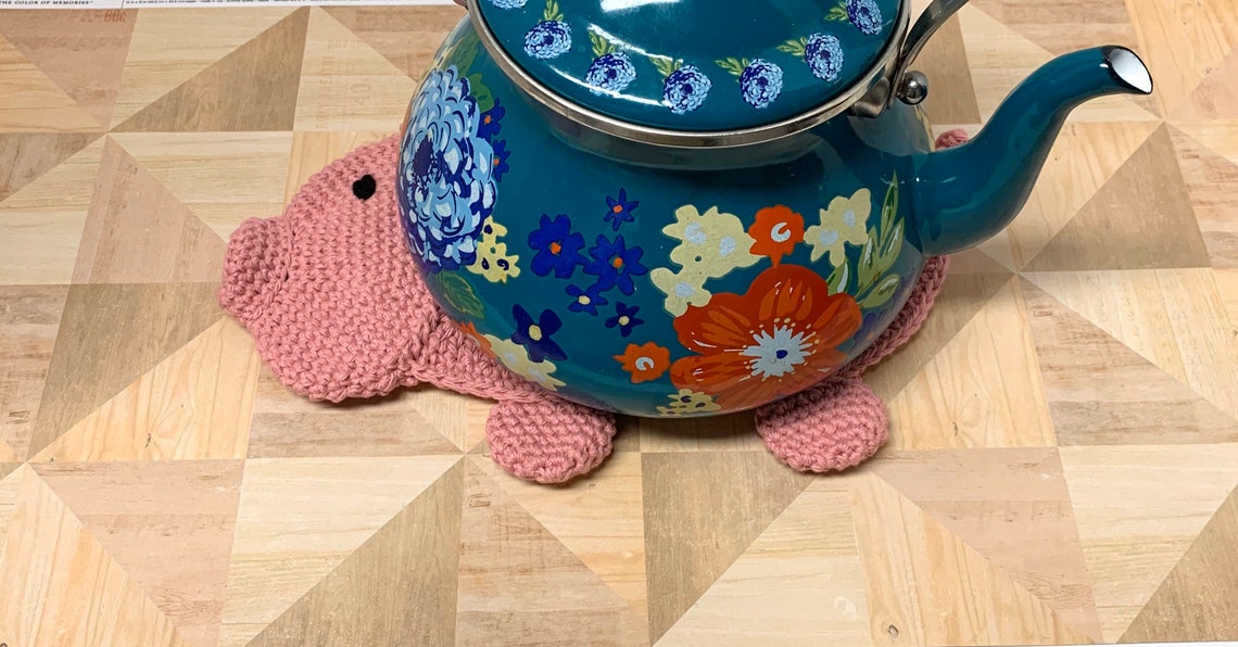 Crochet Pig Potholder Pattern Crochet Farmhouse Potholder | Etsy