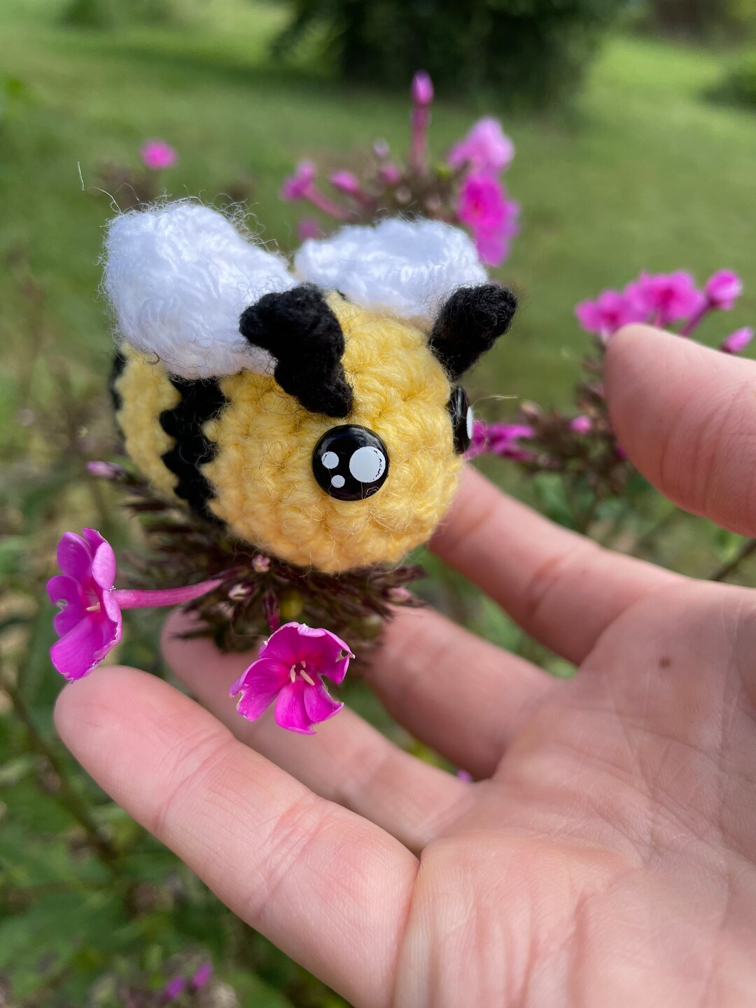 Mini Bumble Bee Doll - Little Honey Bee Toy -mini Crochet Bee - Honey ...