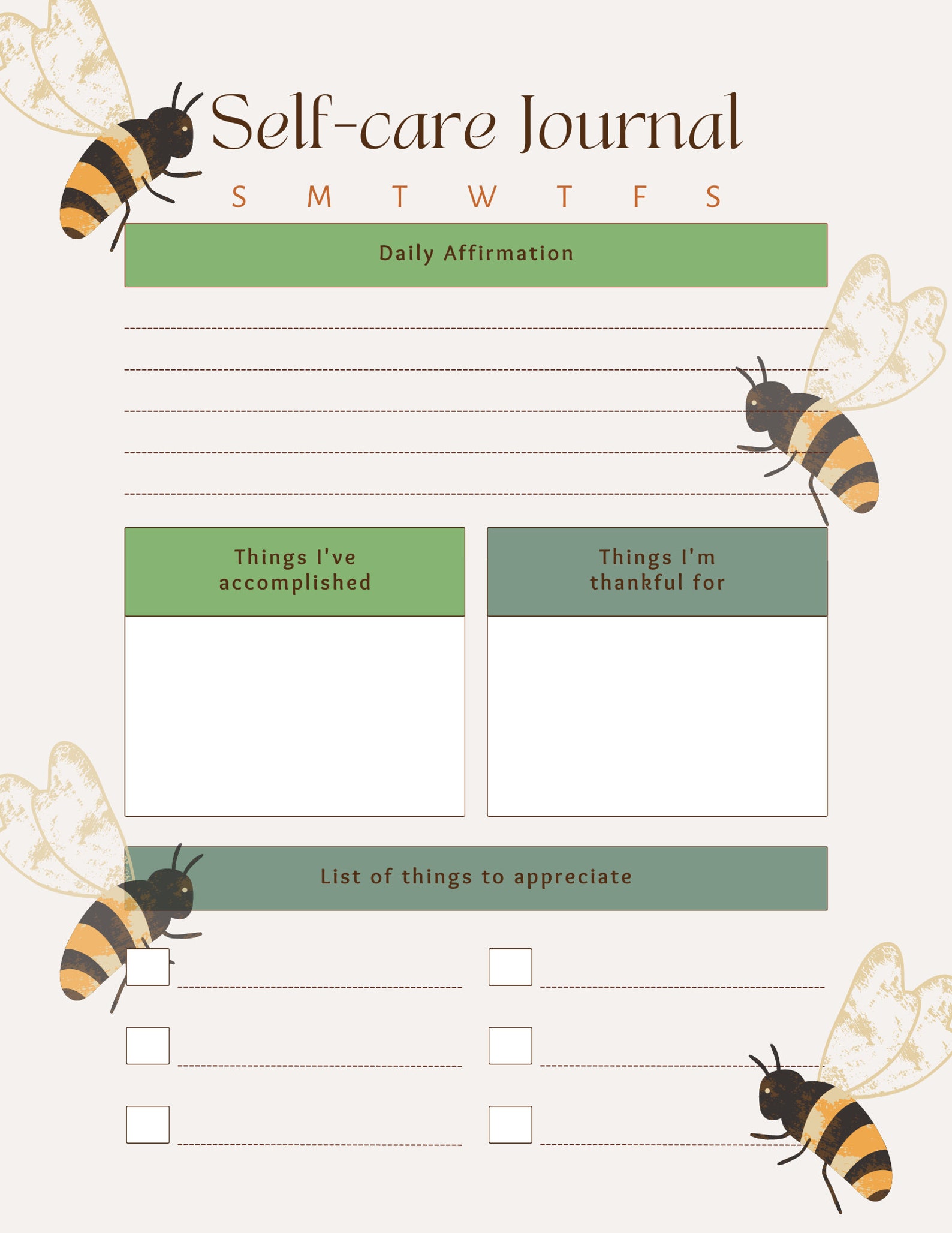 Homestead Personal Planner Printable Pages - 50 Printable Personal ...