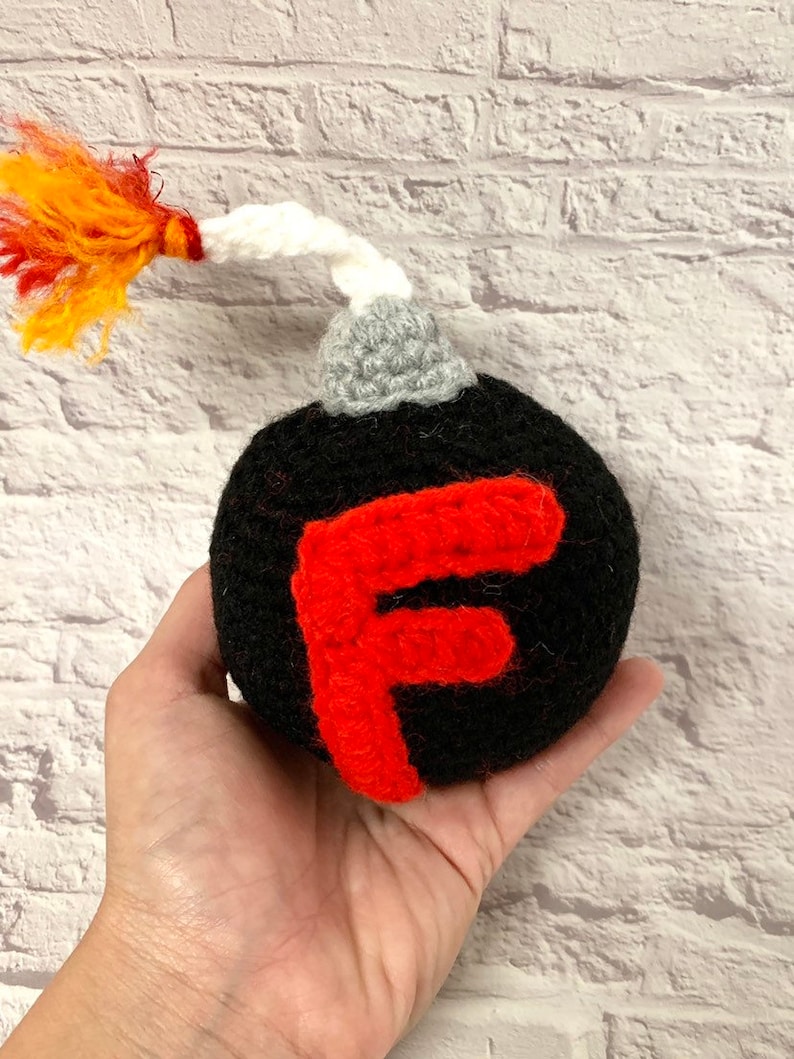 Crochet F Bomb Pattern Crochet Bomb Pattern Adult Gift | Etsy