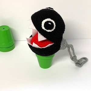 Super Mario Crochet Chain Chomp Pattern - Chompy Plush Pattern - Super ...