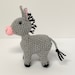 Crochet Mini Animals Pattern - Crochet Farm Animals, Crochet Pig ...