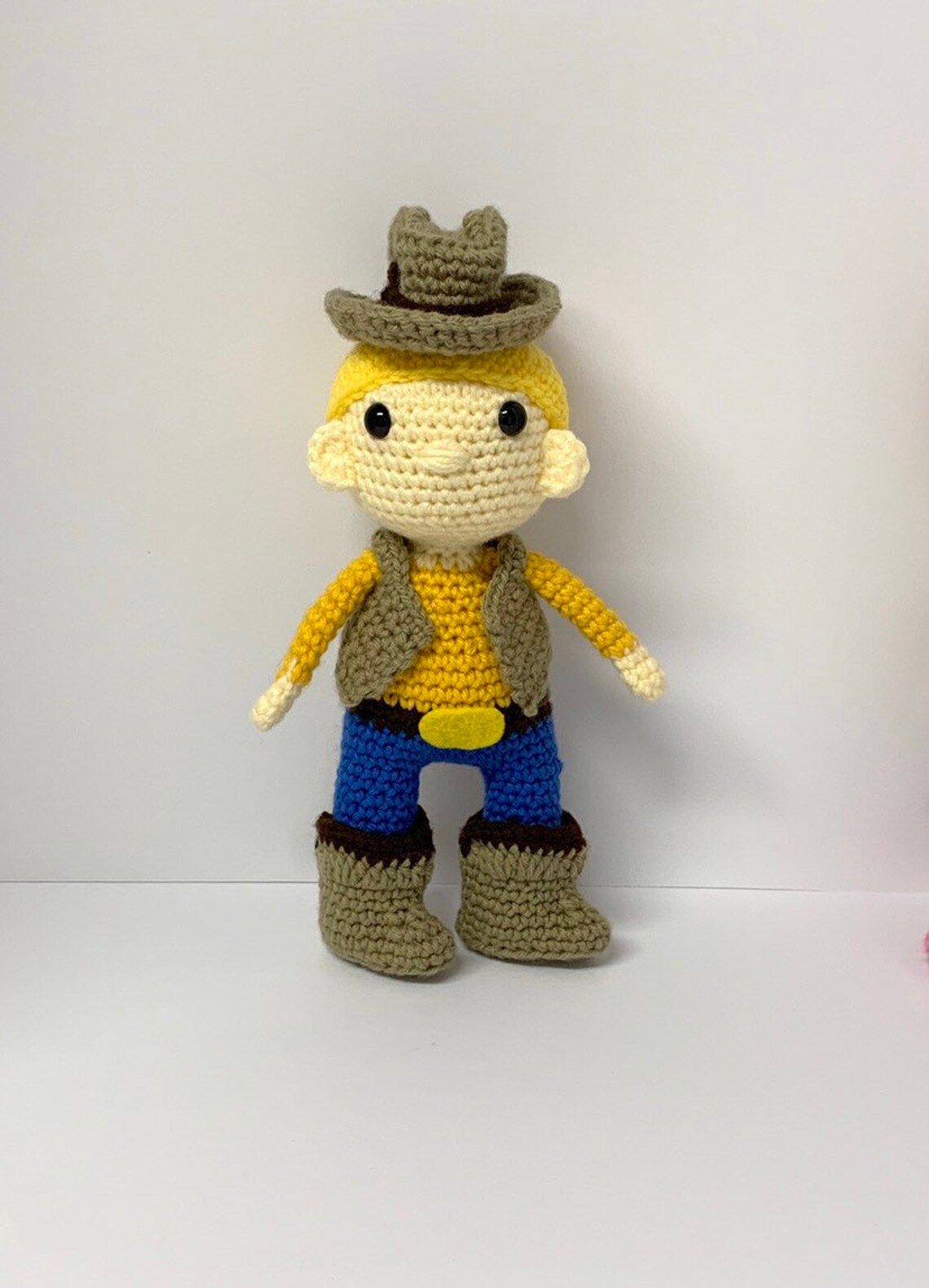 Crochet Cowboy Pattern Crochet Stockman Pattern Western | Etsy