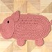 Crochet Pig Potholder Pattern - Crochet Farmhouse Potholder Pattern ...